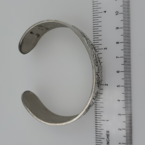 Kirk Stieff | Jewelry | Kirk Stieff Pewter Winter Holly Cuff Bracelet ...